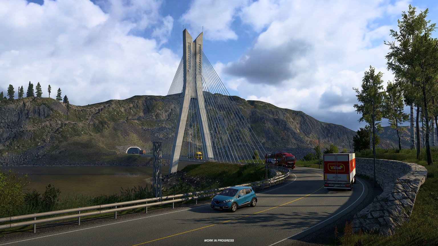 Euro Truck Simulator 2 Shows The Road Network of Nordic Horizons DLC ...