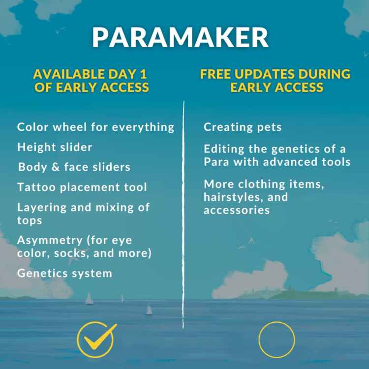 Paralives Details Early Access Day One Features and Future Free Content ...